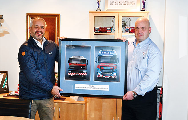 DAF Trucks Feature On Pollock Presentation - Transport News