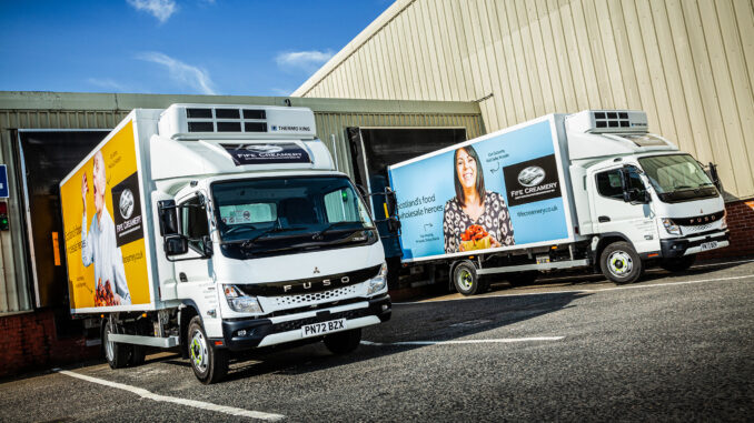 Fife Creamery boosts fleet with 30 FUSO Canters - Transport News