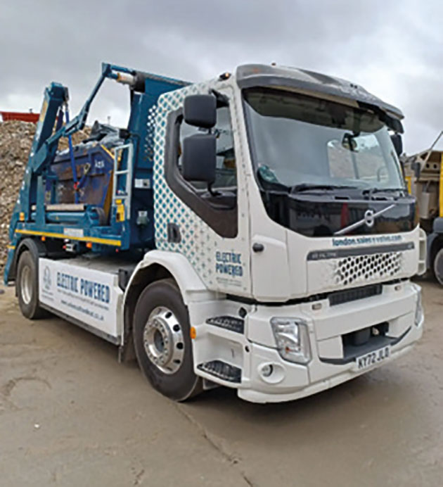 First Electric Skip Loaders Join London Fleet - Transport News